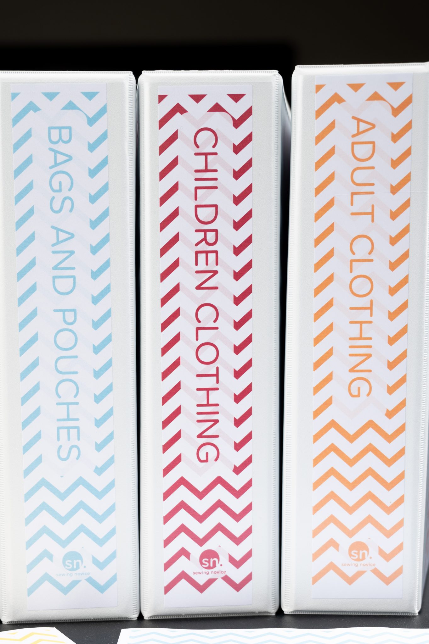 Spoonflower Labels - Sewing Novice